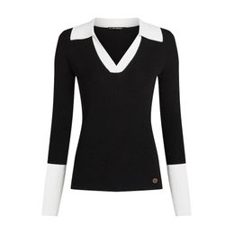 K by KARL LAGERFELD Karl Lagerfeld Pullover Damen Gr&ouml;&szlig;e M schwarz / wei&szlig;