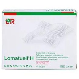 Lomatuell H Salbent&uuml;ll 5x5 cm Steril 10 ST