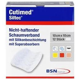 B2B Medical Cutimed Siltec Schaumverb.10x10 cm Nicht Haftend 12 ST