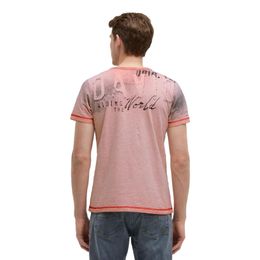 CAMP DAVID T-Shirt Riding The World I Henley-Kurzarmshirt