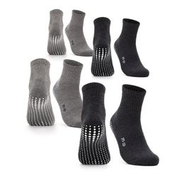 Occulto Sportsocken 'Stopper Madeleine' Damen Gr&ouml;&szlig;e 35/38 grau / schwarz / wei&szlig;