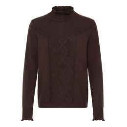 oxmo Pullover 'POXBMMNERA' Damen Gr&ouml;&szlig;e XXL braun