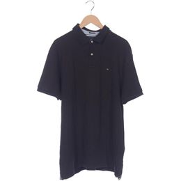 Tommy Hilfiger Poloshirt Herren Größe XXL Second Hand schwarz