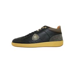 Blauer.USA Sneaker 'Murray' Herren Gr&ouml;&szlig;e 45 hellbraun / dunkelgelb / schwarz