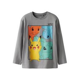 TWO SOON Shirt 'Pok&eacute;mon' Jungen Gr&ouml;&szlig;e 146/152 hellblau / gelb / grau / jade