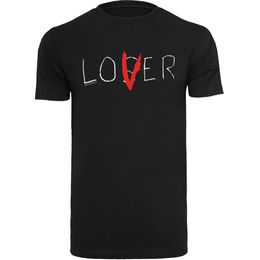 F4NT4STIC T-Shirt 'IT Loser Lover' Herren Gr&ouml;&szlig;e XS rot / schwarz / wei&szlig;