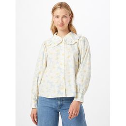 Levi's LEVI'S Bluse 'Karina Collar Blouse' Damen Größe S hellblau / gelb / weiß