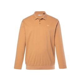 Men Plus Poloshirt Herren Gr&ouml;&szlig;e 9XL hellbraun
