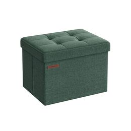 Songmics Aufbewahrungshocker in Grün - (B)41 x (H)31 x (T)31 cm - 12% | Sitzmoebel