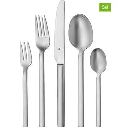 WMF 30tlg. Mattiertes Edelstahl-Besteckset "Alto" - 46% | Gedeckter-tisch