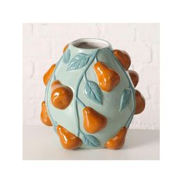 Boltze Vase "Pear" in Mint/ Orange - (H)19 x Ø 20 cm - 40% | Kerzen-vasen