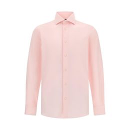 Boggi Milano Button Up Shirt male Pink size 45