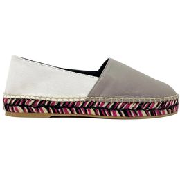 Off-White Espadrilles - Off White Leather Espadrilles - Gr. 35 (EU) - in Beige - f&uuml;r Damen
