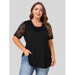 LapaPlus Top Damen Gr&ouml;&szlig;e 6XL schwarz