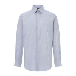 Boggi Milano Hemd Herren Größe XL/XXL navy / weiß