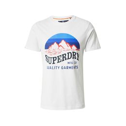 Superdry T-Shirt 'Great Outdoors' Herren Größe XXL blau / rot / schwarz / weiß