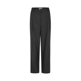 Soft Rebels Bundfaltenhose 'Yvonne Damen Größe 40 schwarz / naturweiß