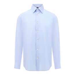 Boggi Milano Button Up Shirt male Blue size 45