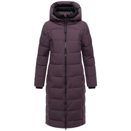 Marikoo Mantel 'Lanitaa XVI' Damen Größe 5XL aubergine Wintermantel