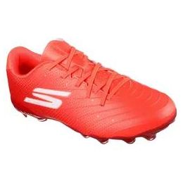 Fußballschuh Skechers "Skechers SoccerTM Harry Kane SKX_1.5 (HK) Jr Youth FGTM", Gr. 36, rot (crl korall, rot), Synthetik, gemustert, Schuhe, Kunstrasenschuh, Rasenschuh in der Harry Kane Player Edition Schuh