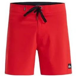 Boardshorts Quiksilver "Surfsilk Kaimana 16"", Herren, Gr. 32M, rot (high risk rot), 88% Polyester, 12% Elasthan, Hosen