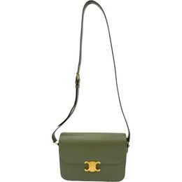 Céline Celine Crossbody Bags - Celine Medium Triomphe - Khaki - Gr. unisize - in Grün - für Damen