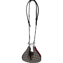 Gucci Crossbody Bags - Gucci Small Attache Monogram - Beige - Gr. unisize - in Beige - f&uuml;r Damen
