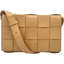 Bottega Veneta Crossbody Bags - Bottega Veneta Cassette - Almond - Gr. unisize - in Beige - für Damen