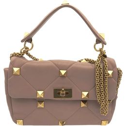 Valentino Garavani Crossbody Bags - Valentino Roman Stud - Nude - Gr. unisize - in Beige - für Damen