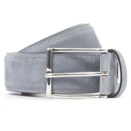 Santoni G&uuml;rtel - Belt - Gr. 110 - in Blau - f&uuml;r Damen