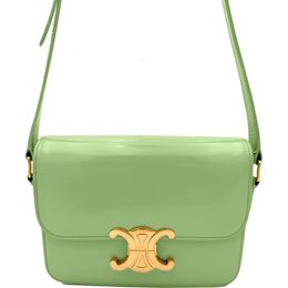 C&eacute;line Celine Crossbody Bags - Celine Small Triomphe - Lemon Green - Gr. unisize - in Gr&uuml;n - f&uuml;r Damen