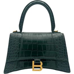 Balenciaga Crossbody Bags - Balenciaga Hourglass - Green Croc - Gr. unisize - in Grün - für Damen