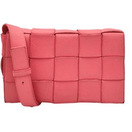 Bottega Veneta Crossbody Bags - Bottega Veneta Cassette - Pink - Gr. unisize - in Gold - für Damen