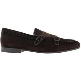Santoni Loafer - Dong - Gr. UK_10 - in Braun - f&uuml;r Damen