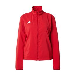 adidas Performance Sportjacke 'Adizero' Damen Größe XS blutrot / weiß