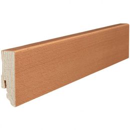 HARO Stecksockelleiste Cube Buche ged&auml;mpft Fu&szlig;leisten, versiegelt