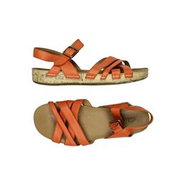 Clarks Sandalen Damen Gr&ouml;&szlig;e 38 Second Hand orange