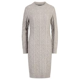 Apart Knitted dress female Grey size 38