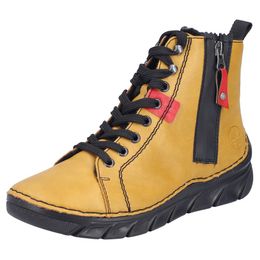 Rieker Lace-Up Ankle Boots female Yellow size 36