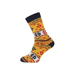 HomeOfSocks Socken 'HOS6538' Damen Gr&ouml;&szlig;e 35/38 senf