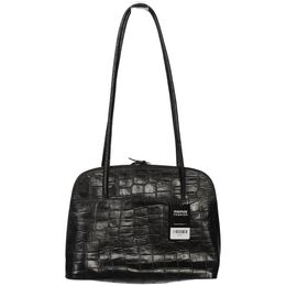Marc Cain Handtasche gross Leder Damen Größe One Size Second Hand schwarz