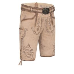 N&uuml;bler N&uuml;bler Lederhose kurz Torben in Natur | Gr.: 48