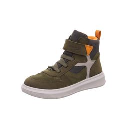 Superfit Leder-Sneakers "Cosmo" in Khaki | Gr.: 28