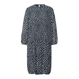 Street One Kleid Damen Größe 44 grau / petrol Winterkleid
