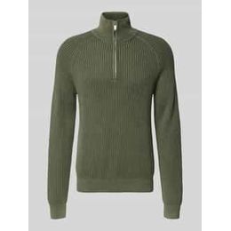 McNeal Strickpullover mit gerippten Abschlüssen