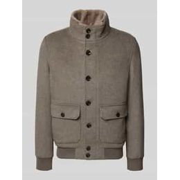 GIMO'S Regular Fit Jacke aus Schurwoll-Mix