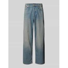 Jack & Jones Loose Fit Jeans mit 5-Pocket-Design Modell 'ALEX'