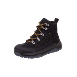 Superfit Leder-Boots "Space" in Schwarz | Gr.: 39