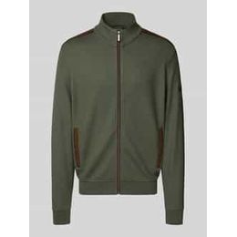 Bugatti Sweatjacke mit Stehkragen Modell 'Selanik'