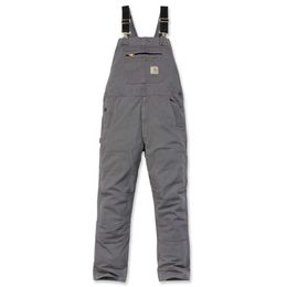 Carhartt Latzhose "Rigby Bib 102987" in Grau | Gr.: W42/L32